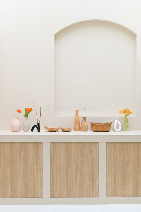 White wall interior stock photo. Image of minimal, wall - 248727182