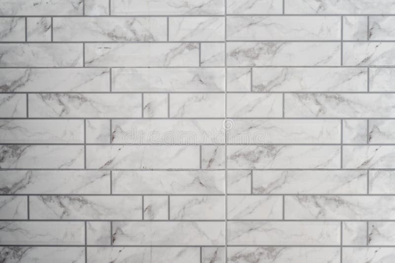 White Wall with Marble Tiles and a White Background in the Style of ...