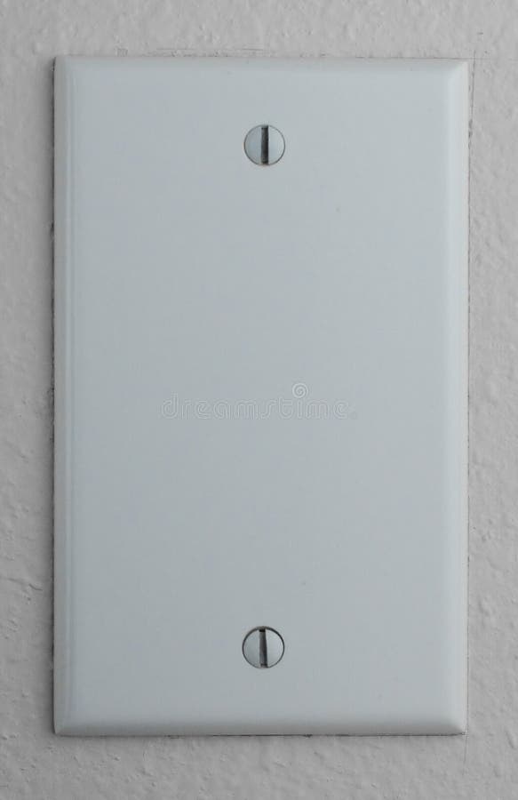 White Wall Plate stock image. Image of wall, paint, white - 14839663