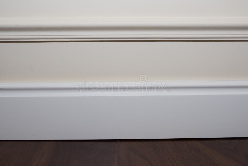 White Wall, Plinth and Tile, Parquet Floor Stock Image - Image of ...