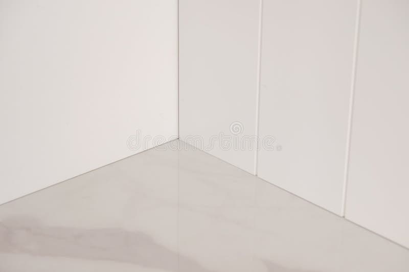 White Wall Room Corner Paper Box Model Cutting Artwork Stock Photo ...