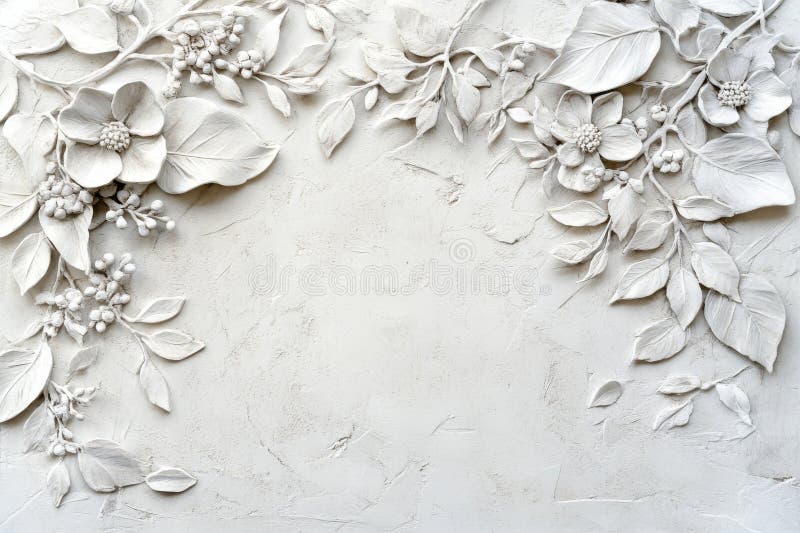 A White Wall with a Rough Plaster Finish, Ready for Painting, Forms the ...