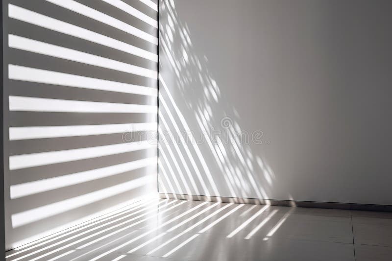 Window Long Shadow Effect Overlay, Realistic Vector Illustration ...