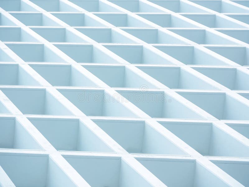 White Wall Square Block Pattern Architecture Details Stock Photo ...