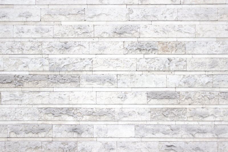 White Wall of Stone Blocks, Light Texture As Background Stock Photo ...