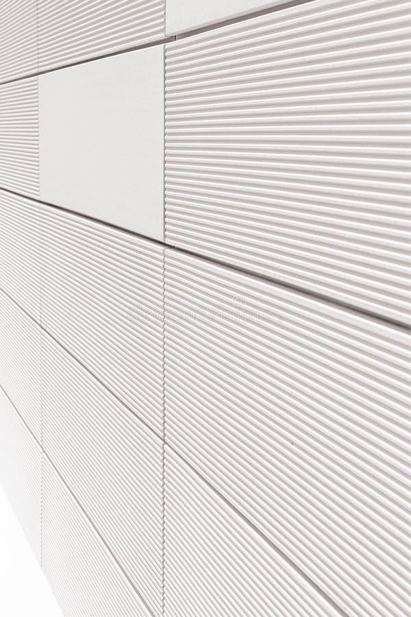 White Wall with Striped Tiles Stock Image - Image of vanishing, tiles ...