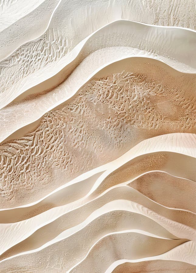 A White Wall with Wavy Lines and a Wave Stock Photo - Image of pattern ...