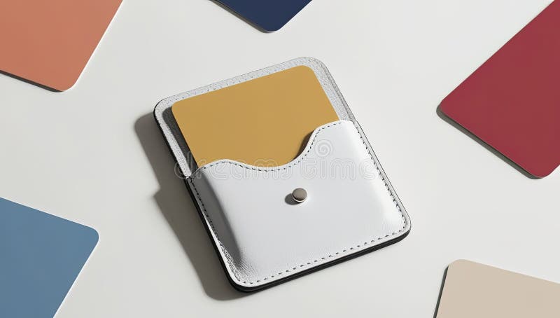 Wallet Credit Card Inside White Surface Financial Concept Stock Photos ...