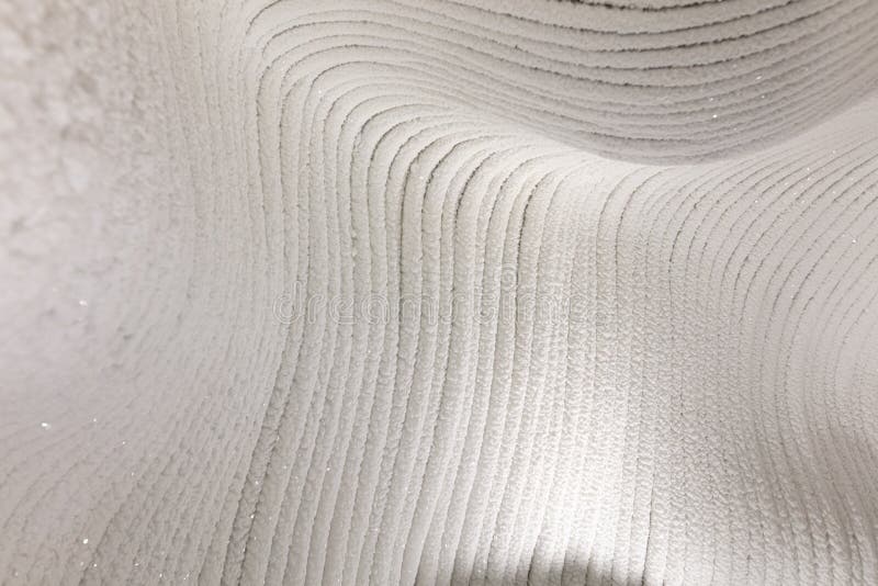 White Walls of Ice and Snow in a Cave Stock Image - Image of outdoor ...