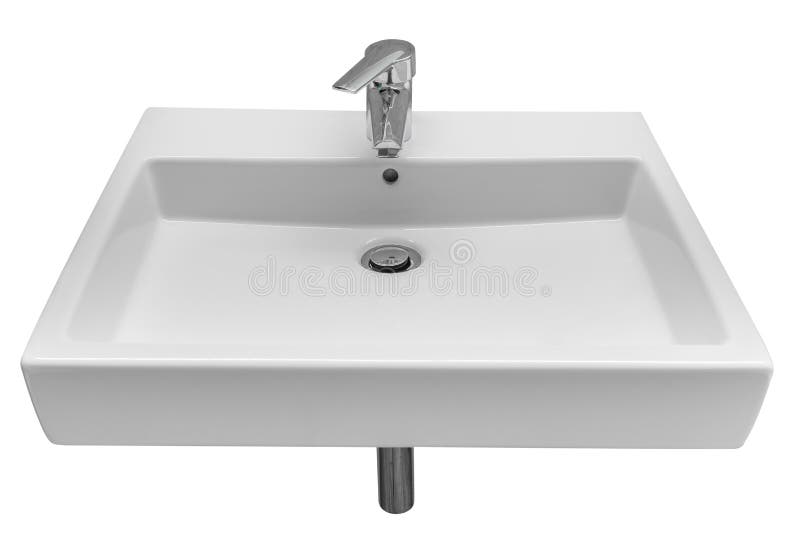 White wash basin closeup stock photo. Image of domestic - 72276188