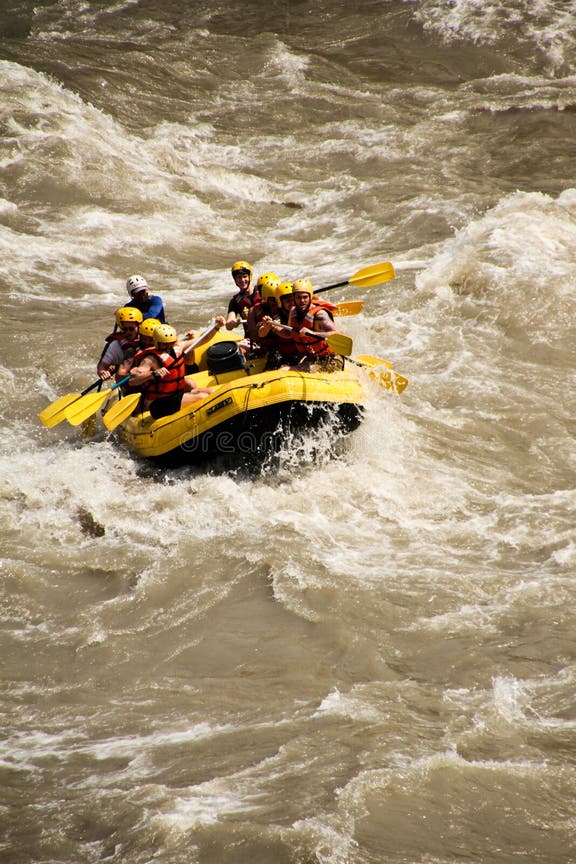 White Water Rafting in Nepal Editorial Stock Image - Image of travel ...