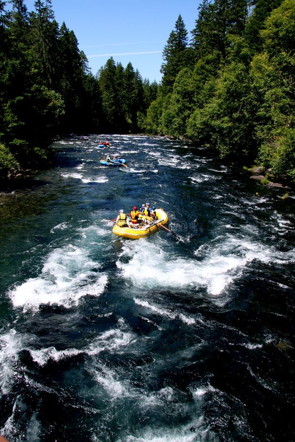 White Water River Rafting Group Editorial Image - Image of float ...