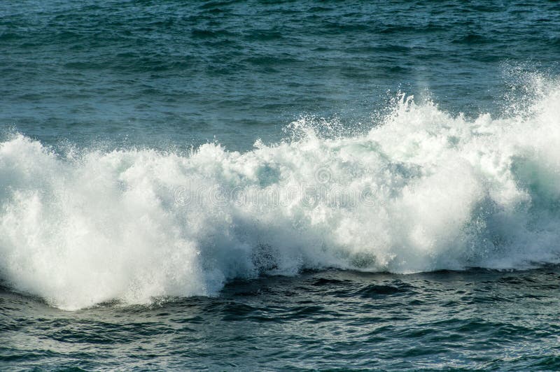 White Water Surf from Ocean Wave Stock Photo - Image of outside, nature ...