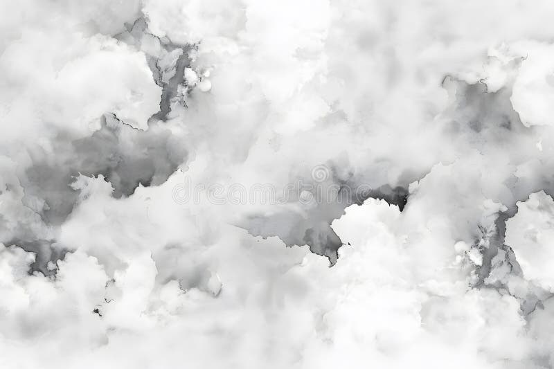 Abstract Watercolor Clouds Minimalist Background Stock Illustration ...