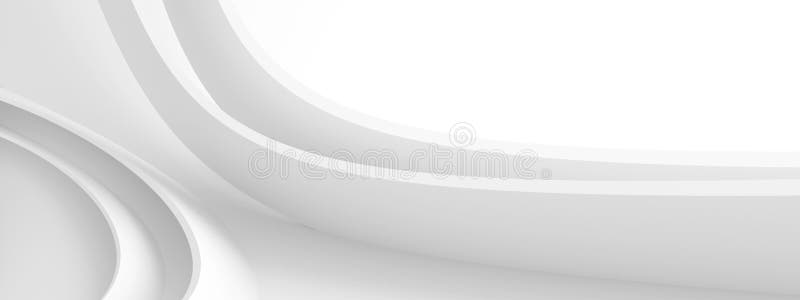 White Wave Background. Abstract Minimal Exterior Design Stock ...