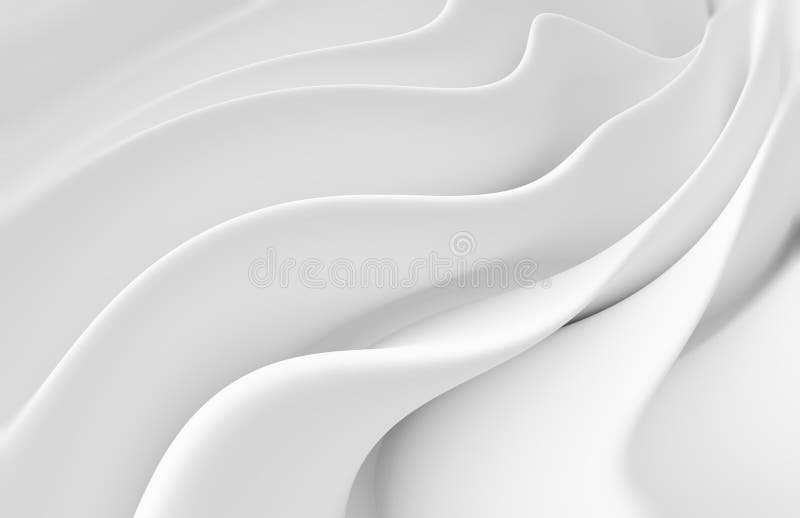 White Wave Background. Abstract Minimal Exterior Design Stock ...