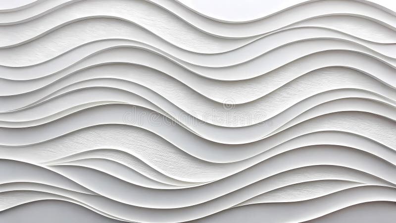 White Wave Pattern Abstract Design Stock Illustration - Illustration of ...