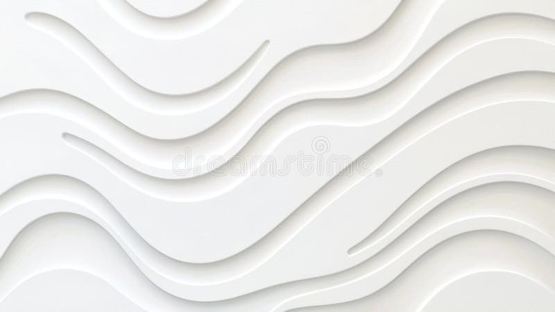 A White Wave Pattern on a White Background. Stock Illustration ...