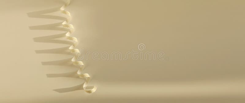 White Wave Ribbon Wave Copy Space for Your Text Message. Light and ...