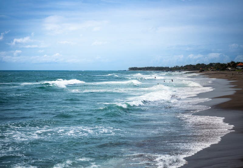 White wave ripple to beach stock photo. Image of aqua - 121298640