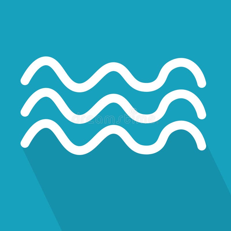 White waves icon stock vector. Illustration of vintage - 156469920