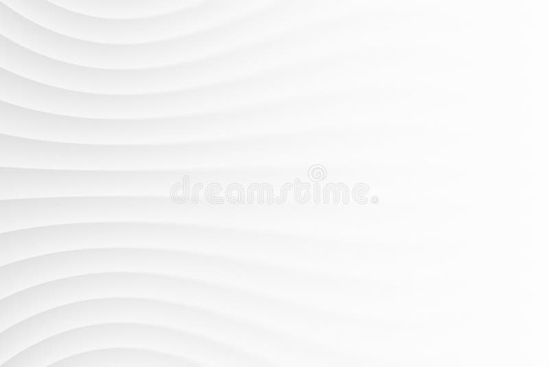 White 3D Wavy Abstract Clear Background Stock Illustration ...