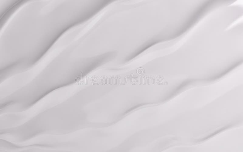 White Wavy Background Color Splash, Elegant Classy Design. 3d Render ...