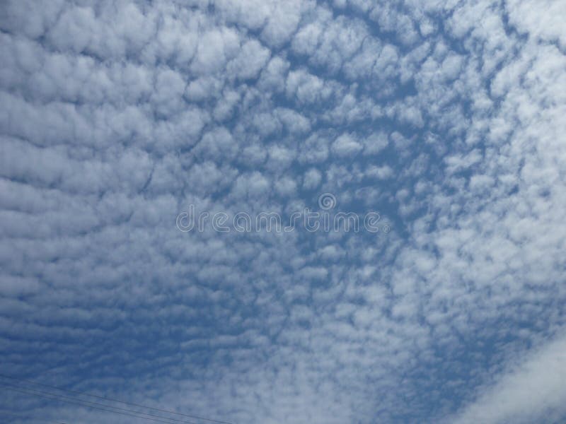 Wavy clouds in the sky stock image. Image of line, wave - 247184891