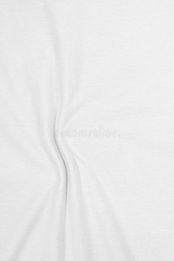White Wavy Fabric Made of Cotton Material, Wrinkled Shape Stock Photo ...