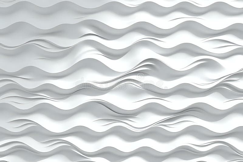 White Wavy Pattern Design stock illustration. Illustration of features ...