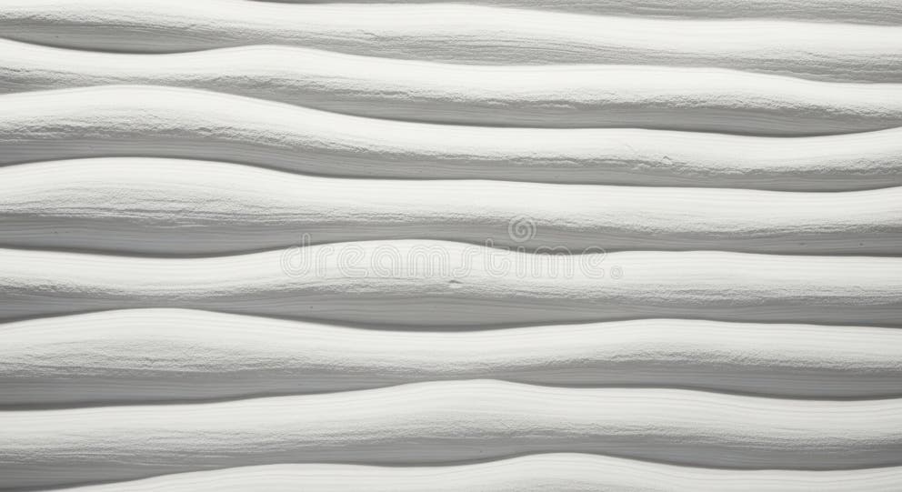 White Wavy Texture Background with Subtle Shadows Stock Illustration ...