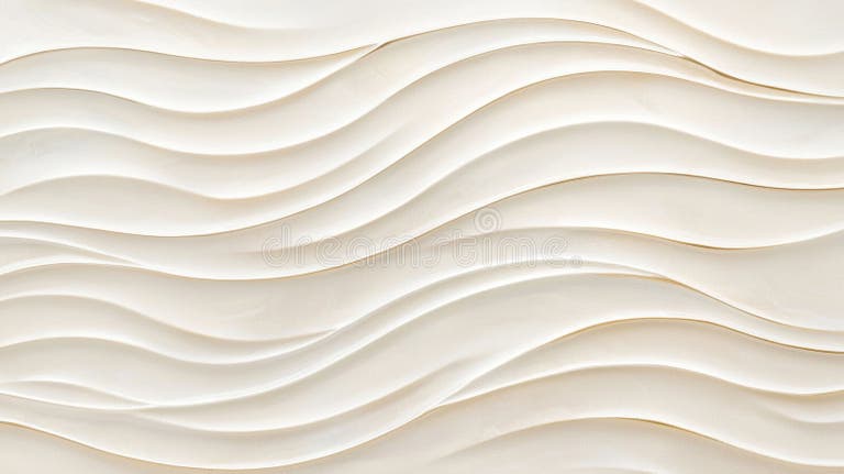 White Wavy Wall Creating a Mesmerizing Abstract Pattern, an Elegant and ...