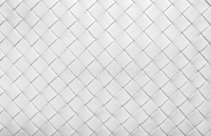 White Weave Leather Texture Pattern Background Stock Image - Image of ...