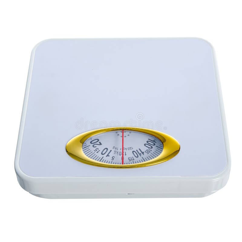White Weighing-machine Scale Stock Photo - Image of instrument ...