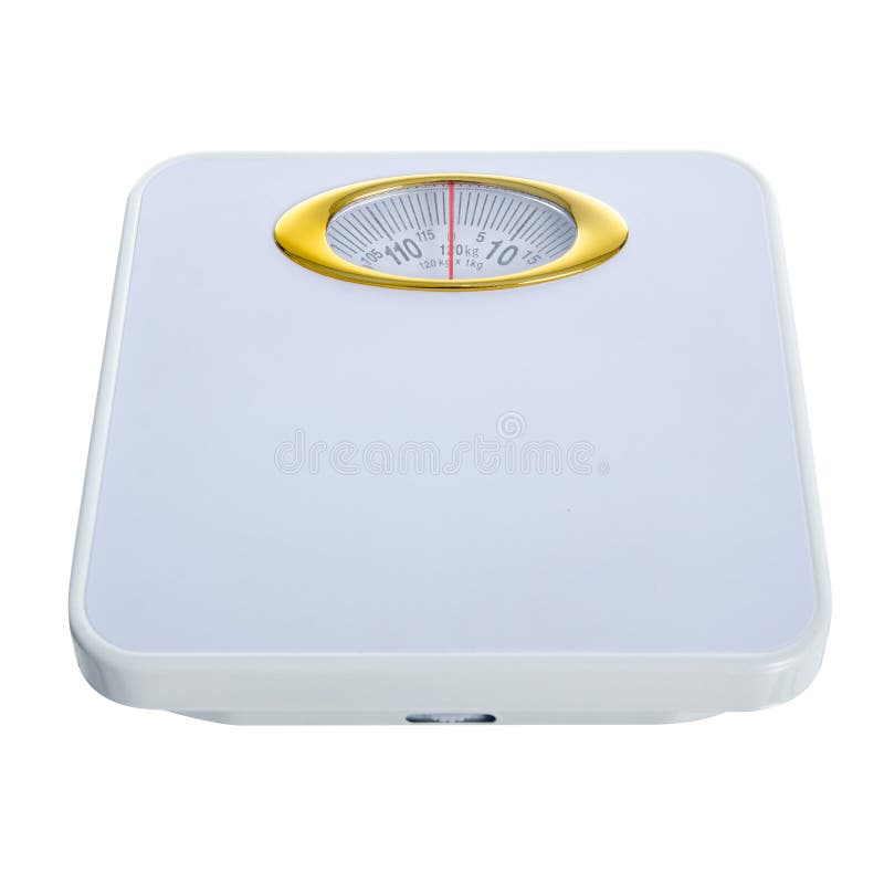 White Weighing-machine Scale Stock Photo - Image of lose, lifestyle ...