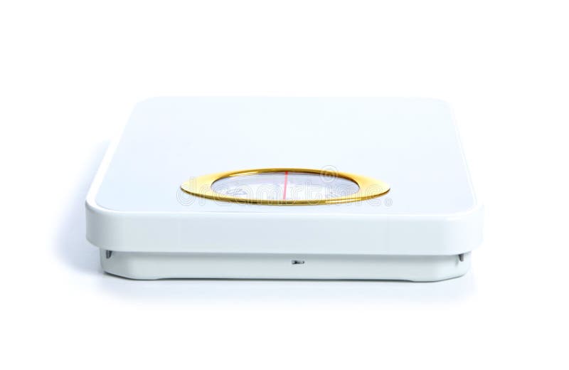 White weighing scale stock photo. Image of black, mass - 135992356