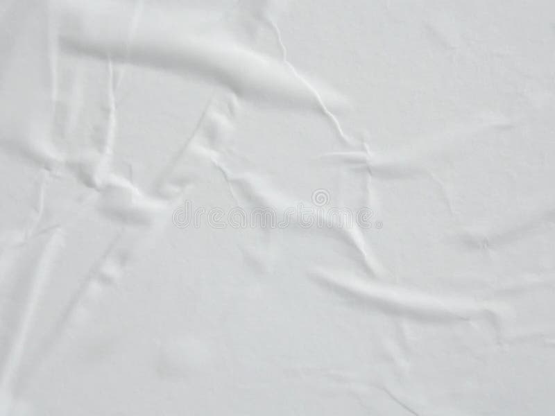 White Wet Crumpled Paper Texture Background Stock Image - Image of ...