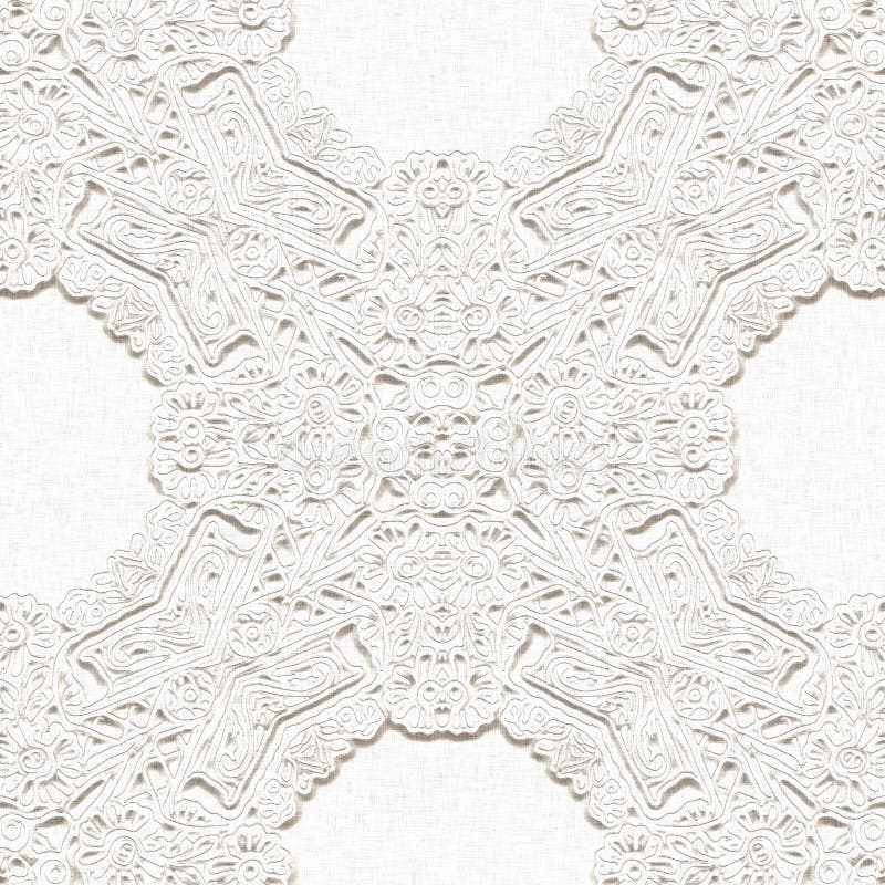 White on White Linen Lace Effect Background. Minimal Stylish Wedding ...