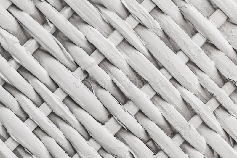 White Wicker Basket Texture Background, Abstract Seamless Diagonal ...