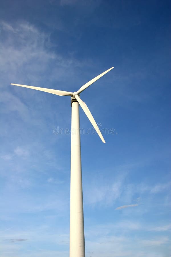 White wind turbine stock image. Image of energy, industry - 13190895