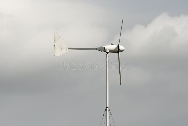 White wind turbine stock photo. Image of development - 14381228