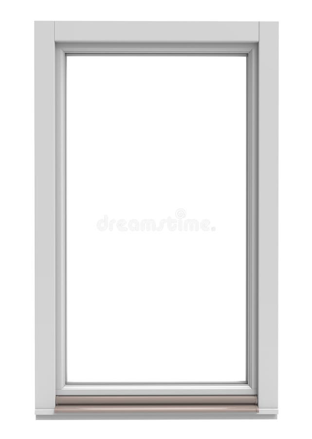 White window frame stock illustration. Illustration of decoration ...