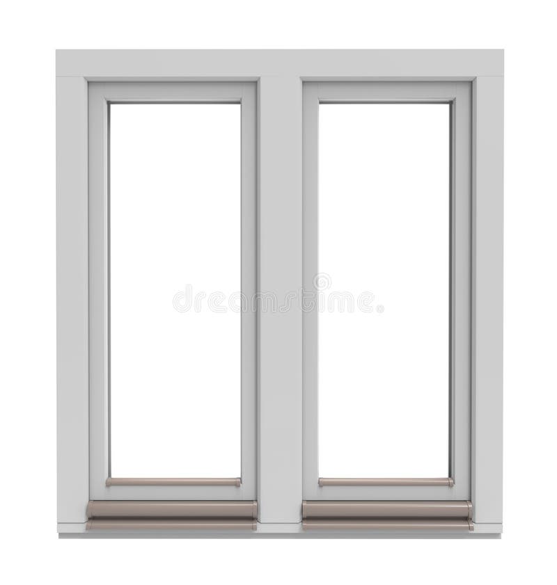 White window frame stock illustration. Illustration of indoors - 252572966