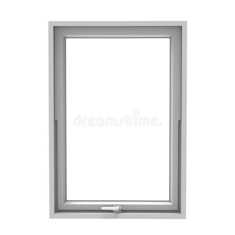 White window frame stock illustration. Illustration of decoration ...