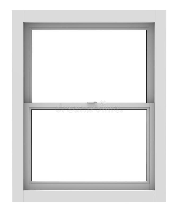 White window frame stock illustration. Illustration of decoration ...