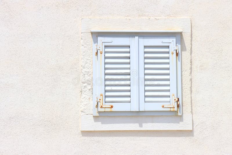 White Window stock image. Image of close, dalmatia, home - 255556769