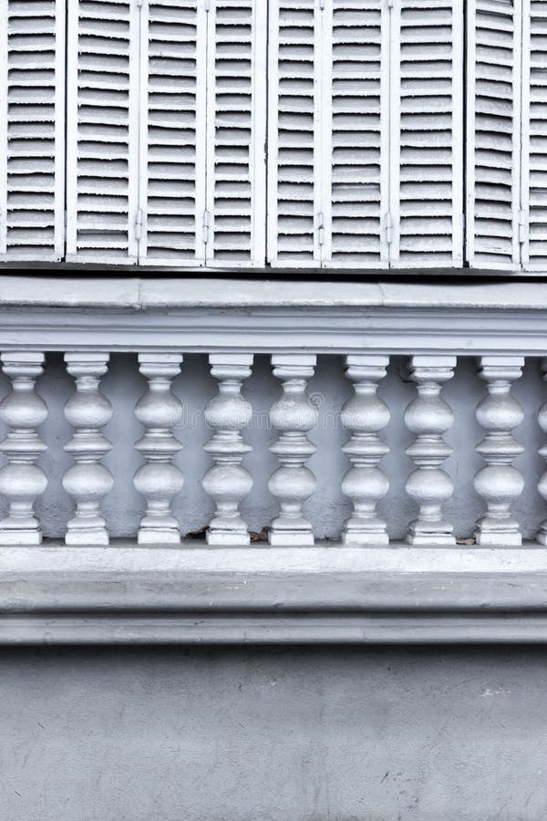 White windows shutters stock photo. Image of background - 47825344