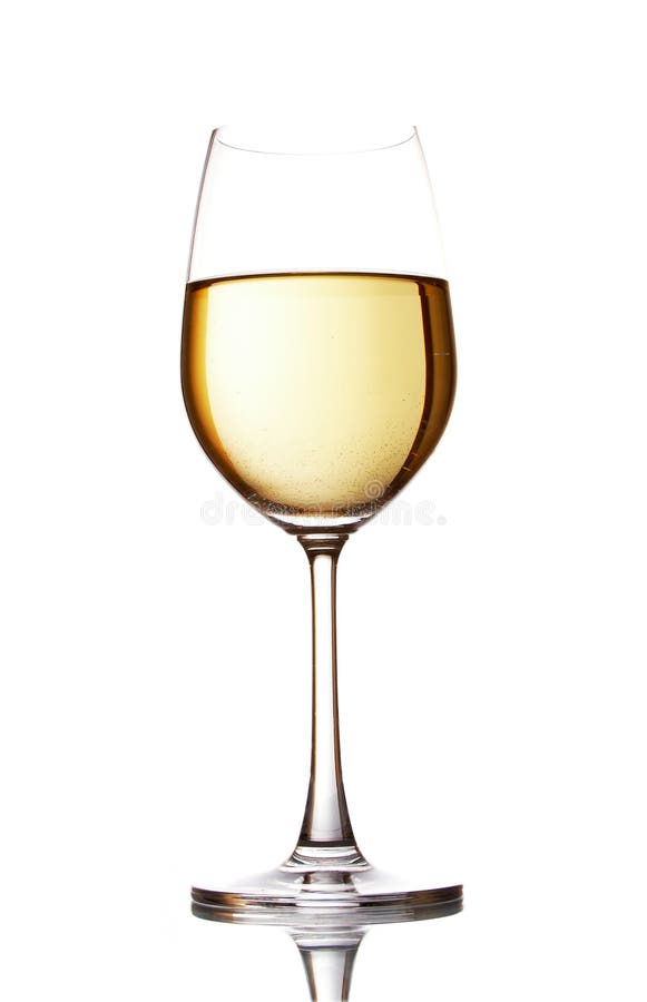 White Wine Being Poured stock photo. Image of wine, isolated - 10150382