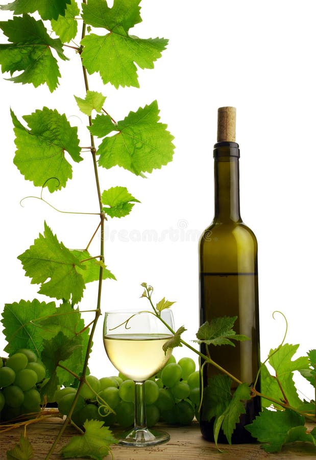 White Wine and Sunset Landscape Stock Photo - Image of clouds, frame ...