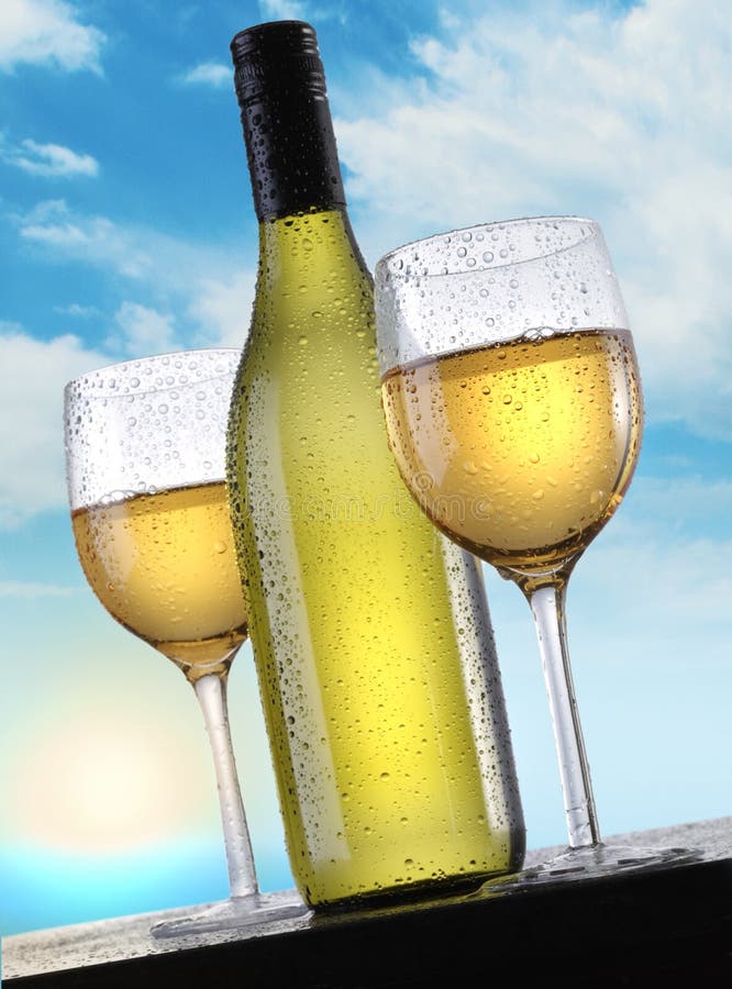 White Wine stock photo. Image of semillon, wineglasses - 50966038
